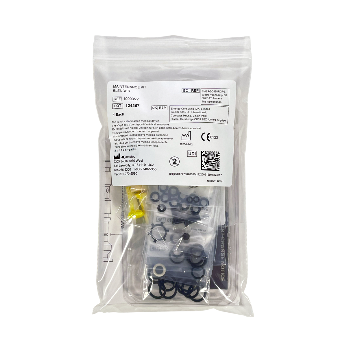 Bird® MicroBlender Maintenance Kit for Bird, MaxBlend - Shop Maxtec